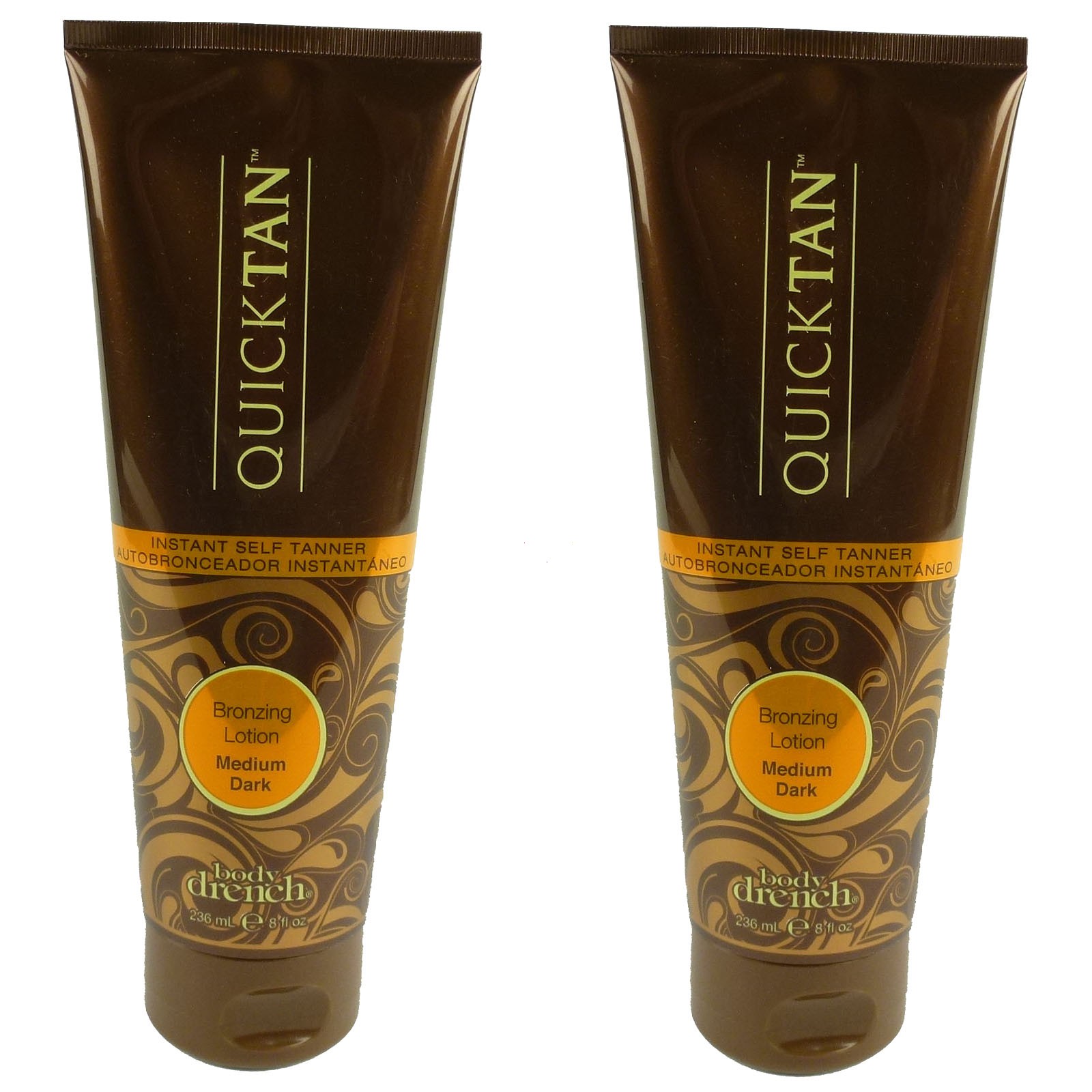 Body Drench Quick Tan Bronzing Lotion Medium Dark Körper Bräunung Creme ...