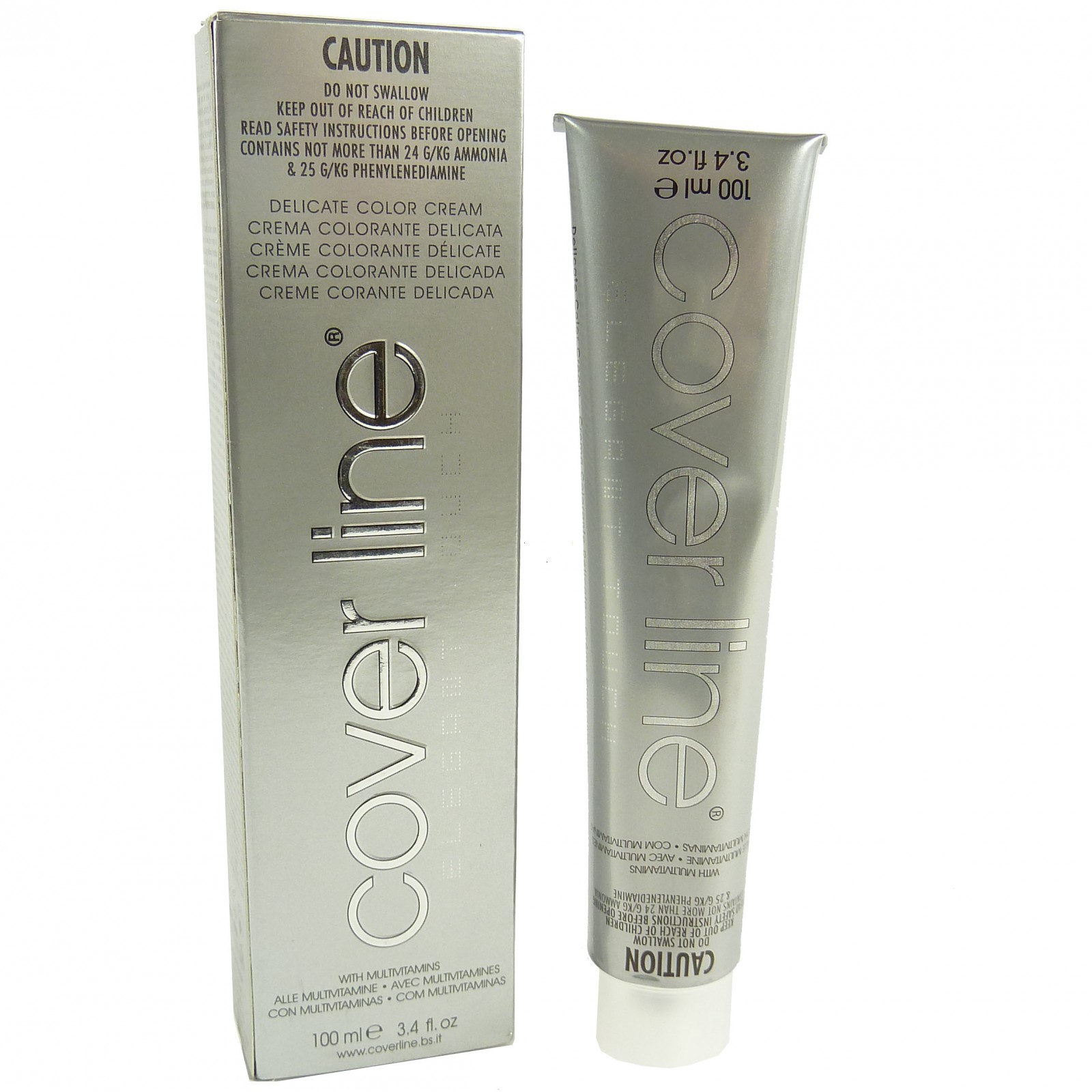 Cover Line Delicate Haar Farbe Coloration Permanent Creme 100ml - 05.4 ...